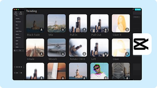 How to Create Trendy Transitions for YouTube Vlogs with CapCut