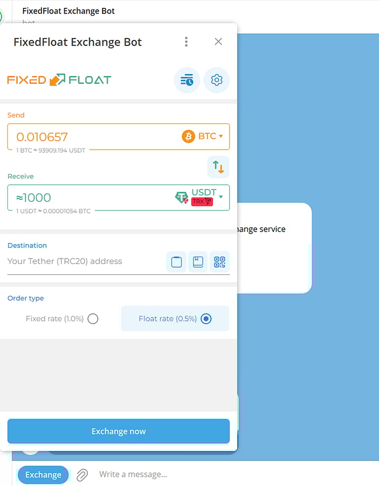 FixedFloat Launches FixedFloatBot on Telegram to Simplify Crypto Trading