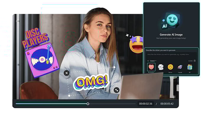 Enhancing Messaging Conversations with Filmora 14's AI Sticker Generator