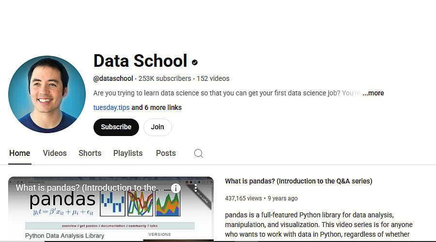 Best YouTube Channels to Learn Data Science