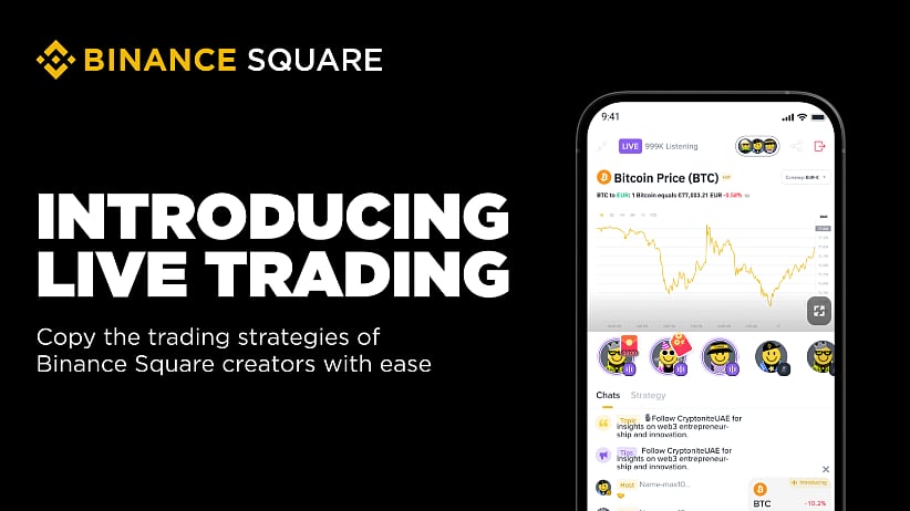 Binance Launches Live Trading on Binance Square, Turning Livestreams ...