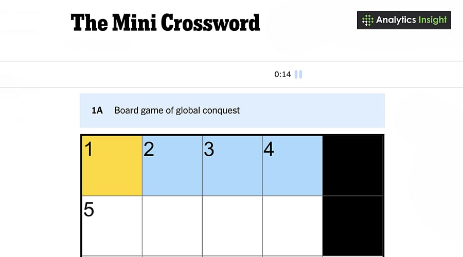 NYT Mini Crossword Answers for September 30, 2025