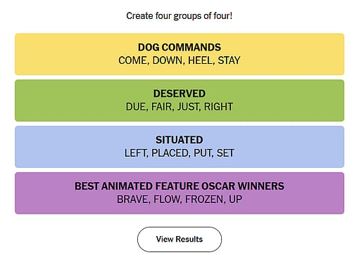 NYT Connections Today October 2 Puzzle Hints and Full Answers