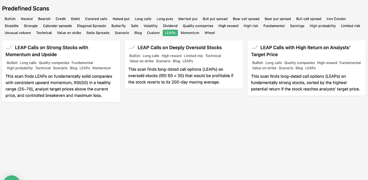 Three Ways to Trade LEAP Long Calls with the Option Samurai Options ...