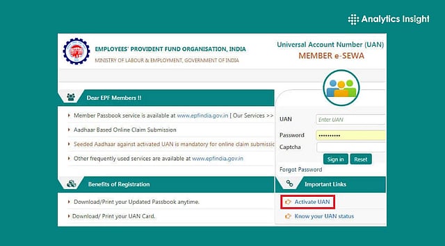 Steps to Activate UAN on EPFO Portal