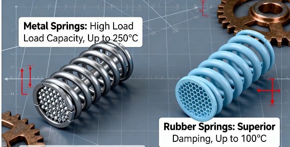 Avoiding Spring Design Failures: Metal vs Rubber Springs Selection ...