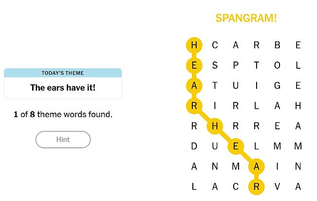 NYT Strands Today: “The Ears Have It!” Explained