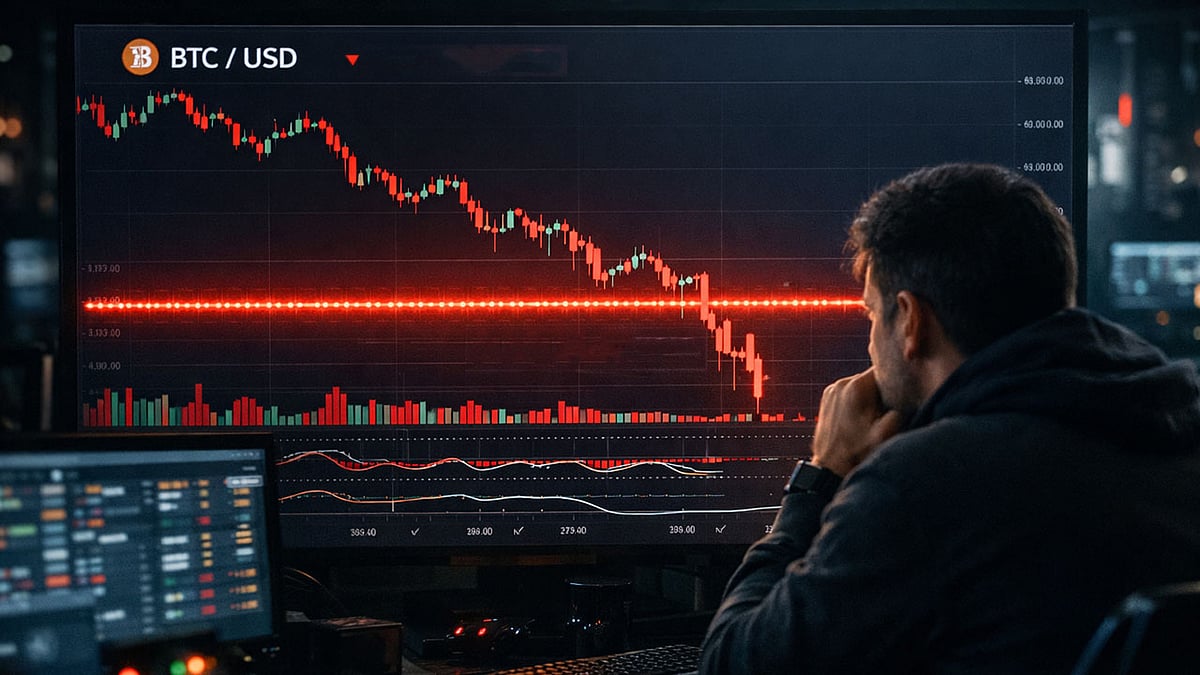 Bitcoin Price Today: BTC Falls Below a Key Bear Market Indicator