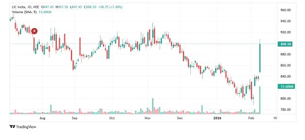 LIC Share Price Soars on Strong Earnings