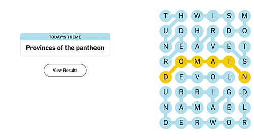 NYT Strands Today: April 23 Answers
