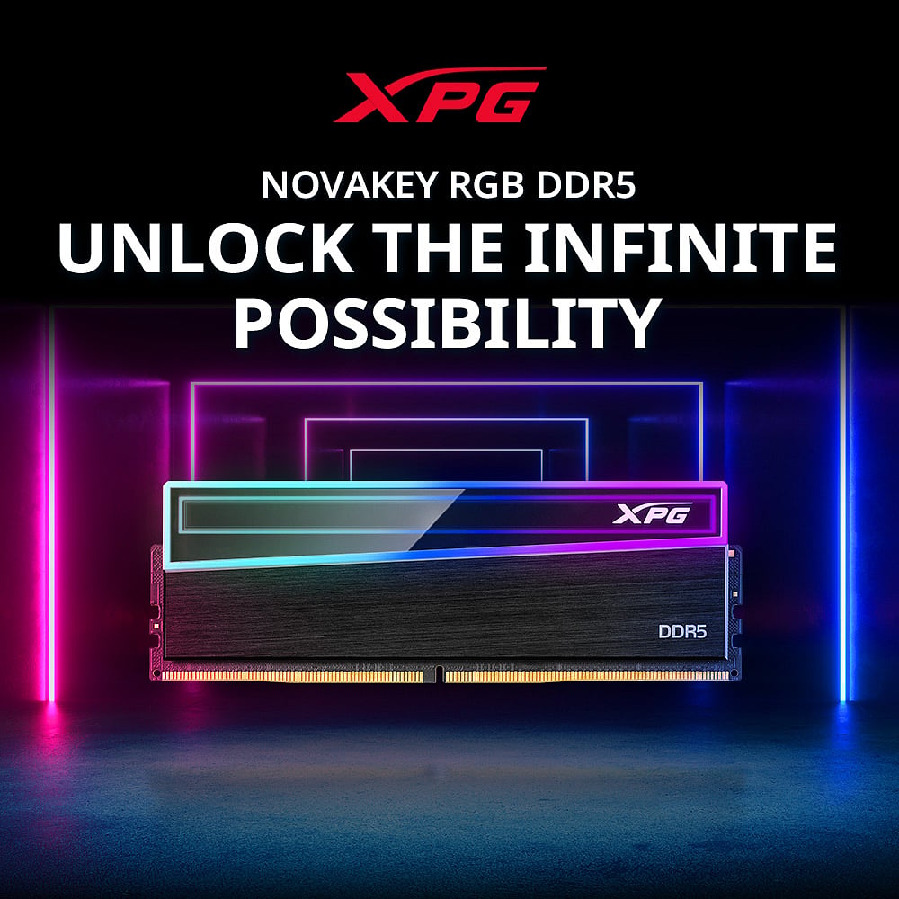 XPG Unveils the World’s First Infinity Mirror Gaming Memory NOVAKEY RGB ...