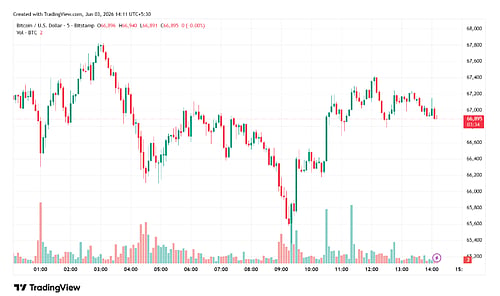Bitcoin Price Today: BTC Slides to $66K Amid Heavy Market Pressure