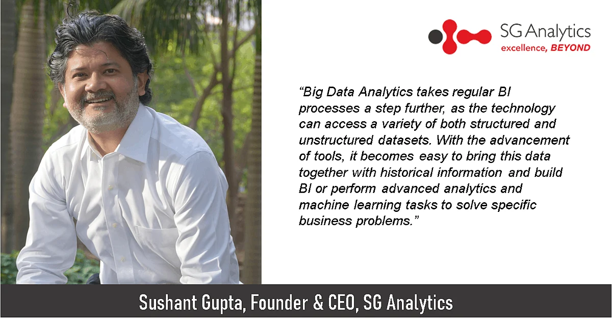 Exclusive Interaction with Sushant Gupta, Founder & CEO, SG Analytics Exclusive Interaction with Sushant Gupta, Founder & CEO, SG Analytics