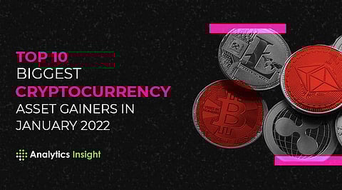 Top 10 Biggest Cryptocurrency Asset Gainers in January 2022