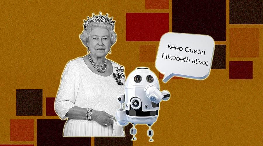 Can AI Bots Keep Queen Elizabeth Alive? If Yes, Is It Ethical?