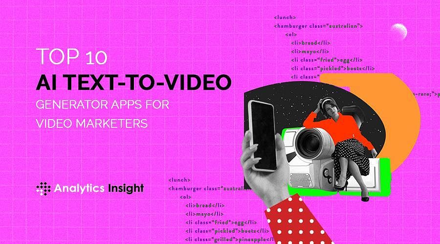 Top 10 AI Text-to-Video Generator Apps for Video Marketers