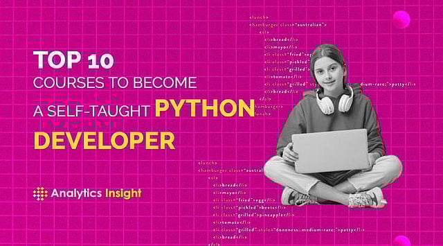 Top 10 Courses to Become a Self-Taught Python Developer