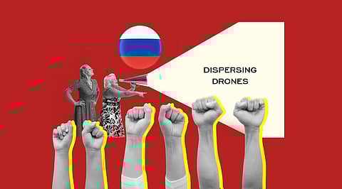 Russia Restricts Protests! Creates Crowd-Dispersing Drones