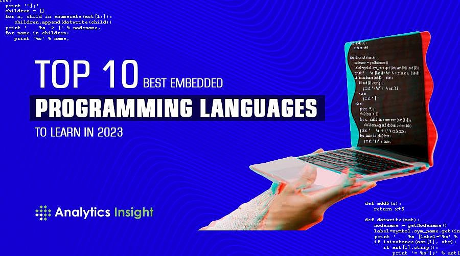 Top 10 Best Embedded Programming Languages To Learn In 2023