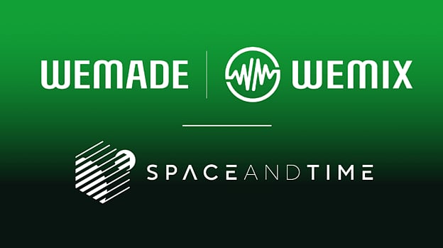 Wemade announces Partnership with Space and Time to Power Blockchain and Gaming Services
