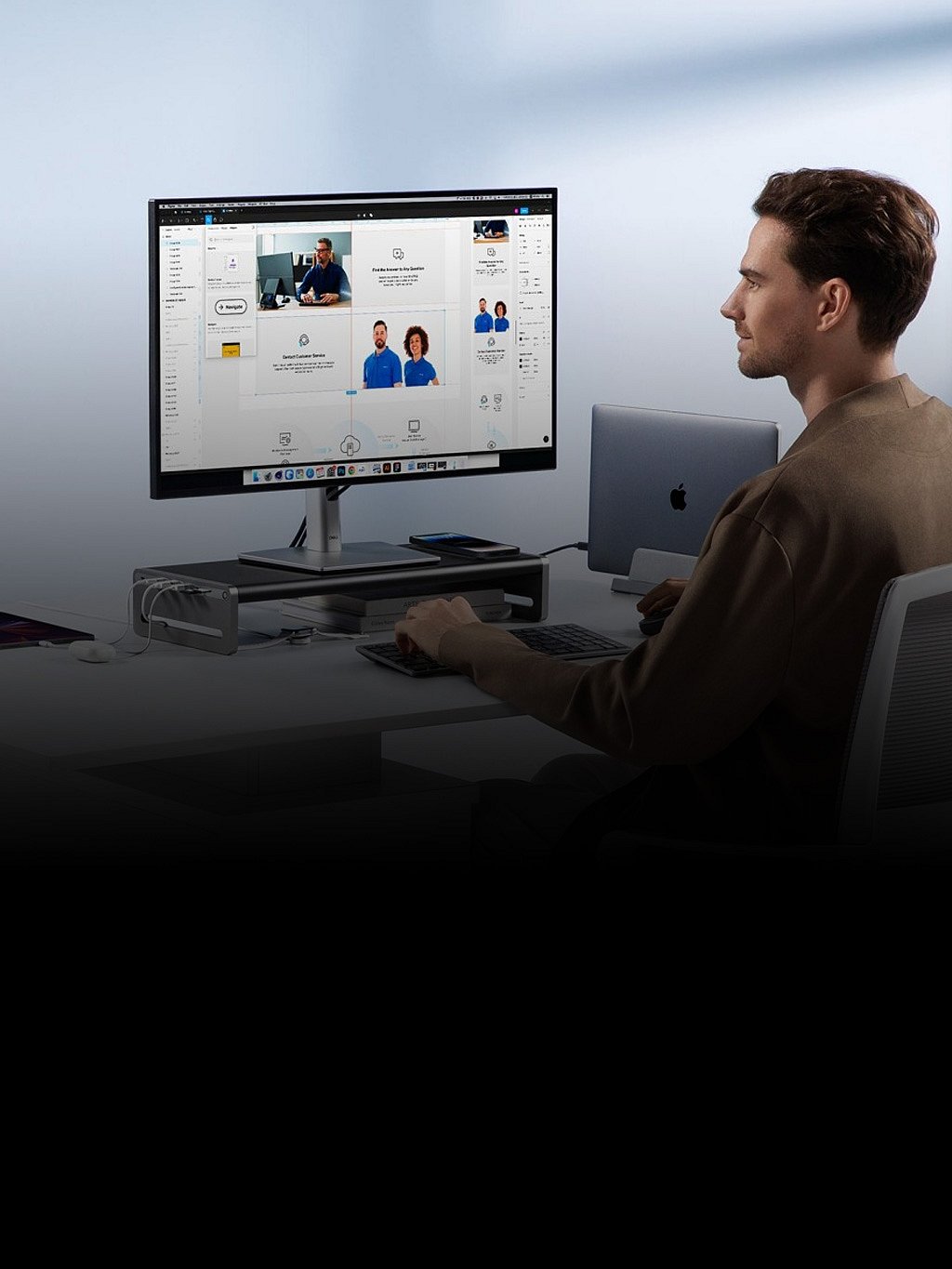 The Anker 675 USB-C Docking Station can deliver an upstream connection ...