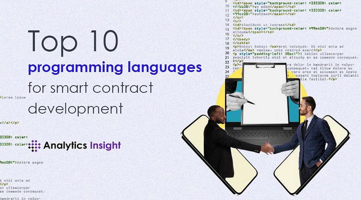 Top 10 Programming Languages For Developing Smart Contracts