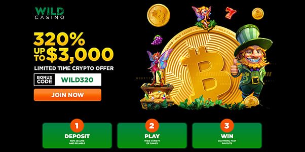 Wild Casino Bonus Codes (Code: WILD320) USA 2023: Get a $3000 Bonus