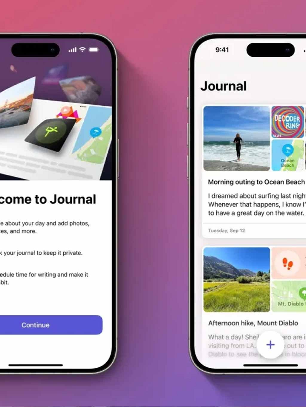 Apple Introduces Journal, a Personalized Writing App for iOS 17.2