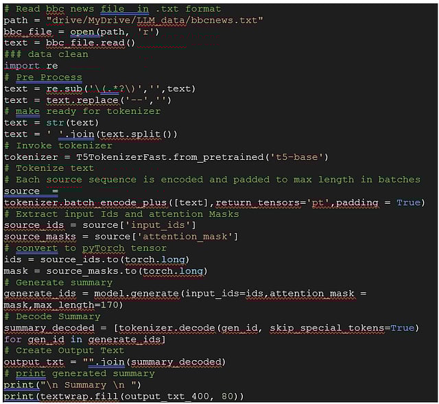 A Step by Step Guide to Fine Tuning LLMs for Text Summarization Using Hugging Face