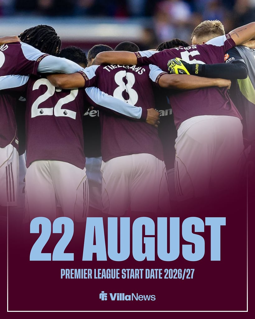 Aston Villa 2026-27: Key dates for supporters to look out for ahead of ...