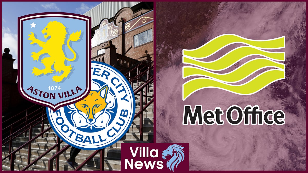 Aston Villa v Leicester City postponement latest after Met Office update