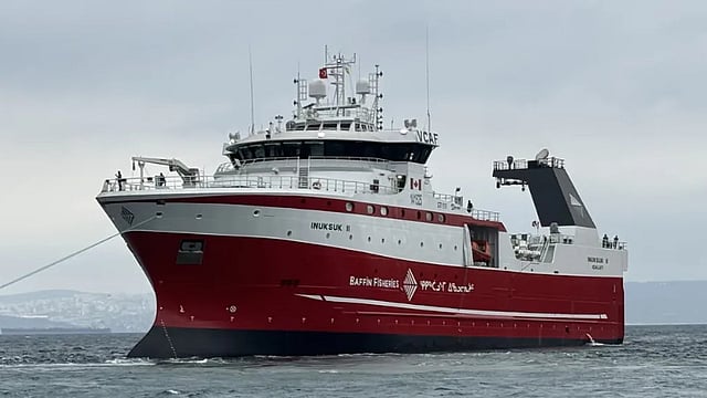 Baffin Fisheries' newest trawler arrives in home waters in Newfoundland