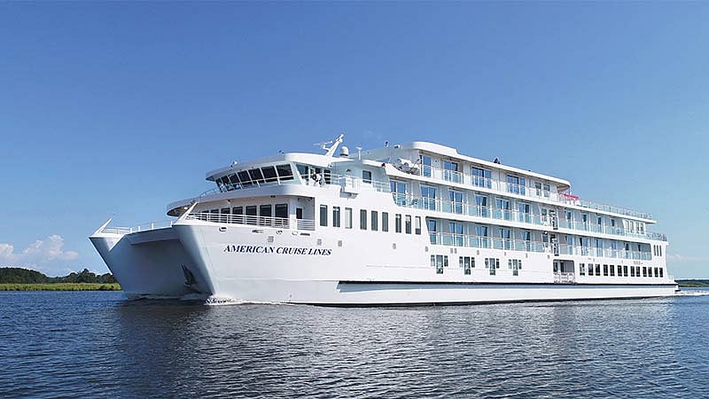 American Cruise Lines christens newest ocean/river catamaran