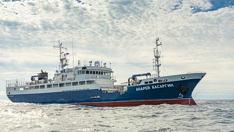 Russian Shipyard Delivers Ice-Capable Trawler Andrey Basargin for Crab ...