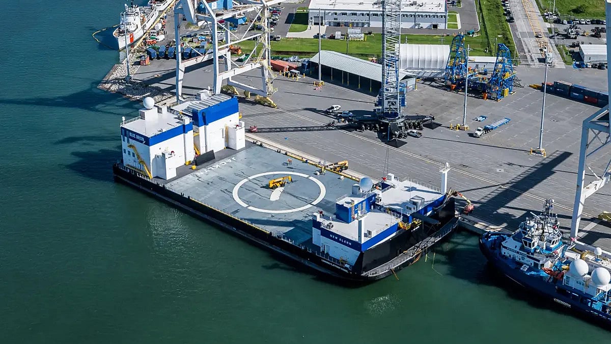 VESSEL REVIEW | Landing Platform Vessel 1 – Booster recovery platform ...