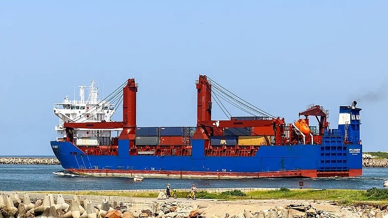 Engine room explosion sinks Russian cargo ship between Spain and Algeria