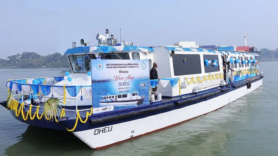 New electric river ferry to be operated in West Bengal, India