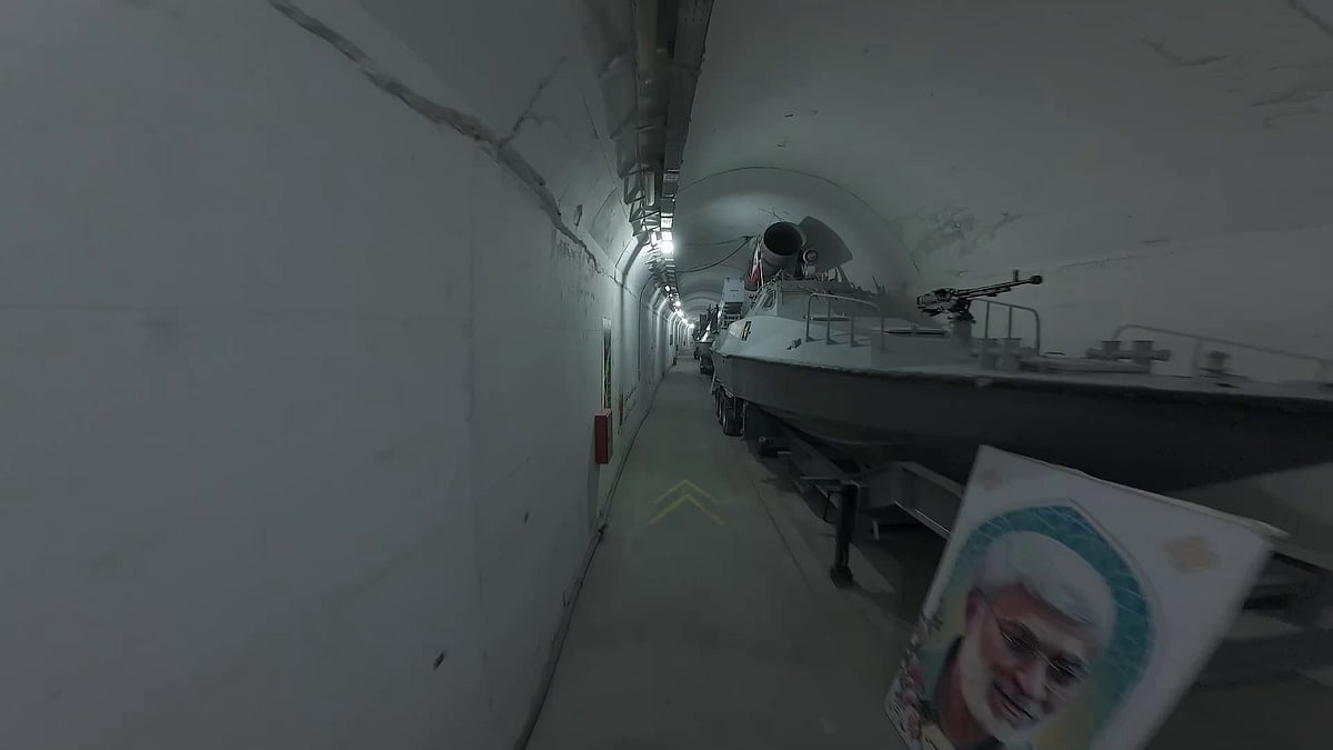 Iran reveals secret underground naval lair amid rising tensions with US ...
