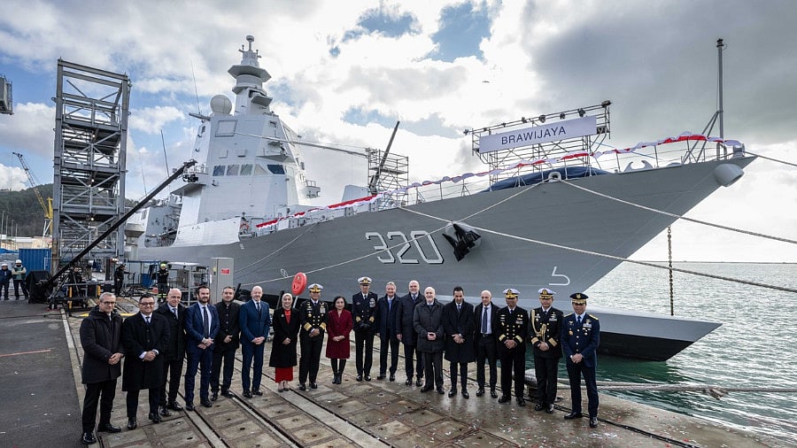 Indonesian Navy's newest patrol ship undergoes initial sea trials in Italy