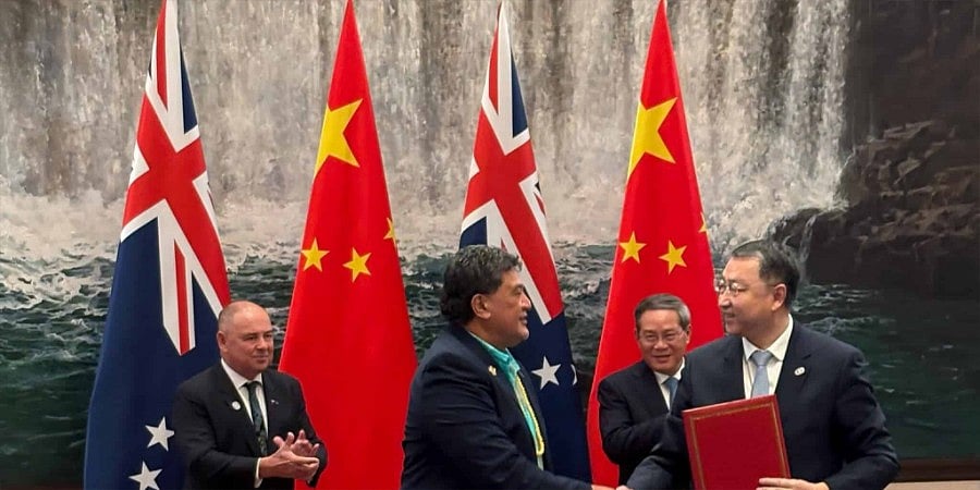 China signs comprehensive strategic partnership deal with Cook Islands