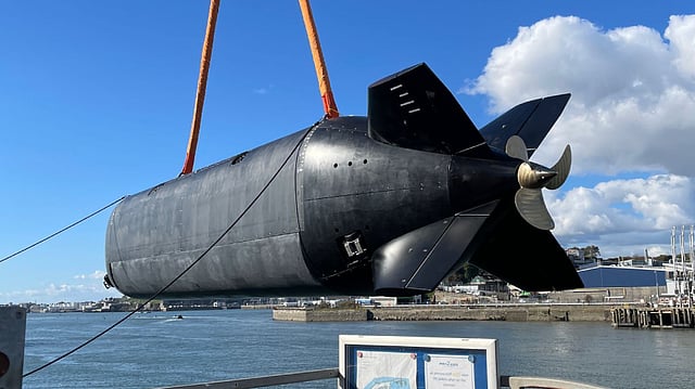 UK firm launches large naval UUV prototype