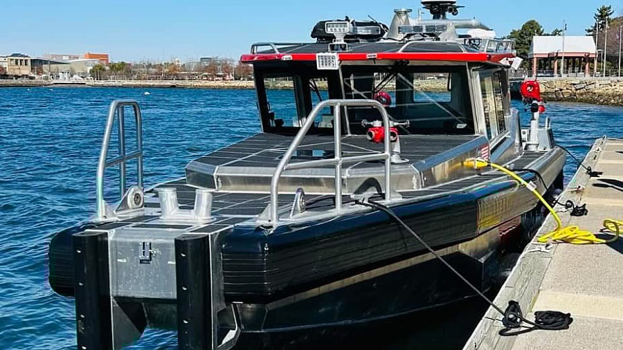 New fireboat delivered to Massachusetts Port Authority