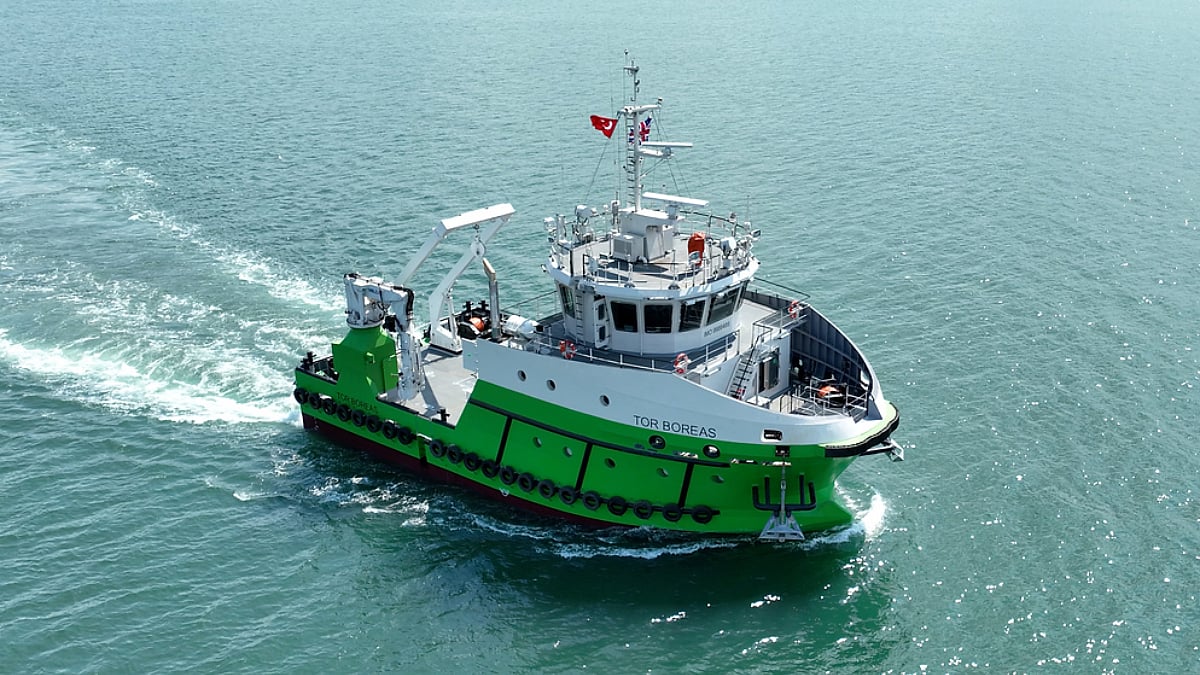 Tor Boreas – New utility vessel to serve offshore wind, towing and ...