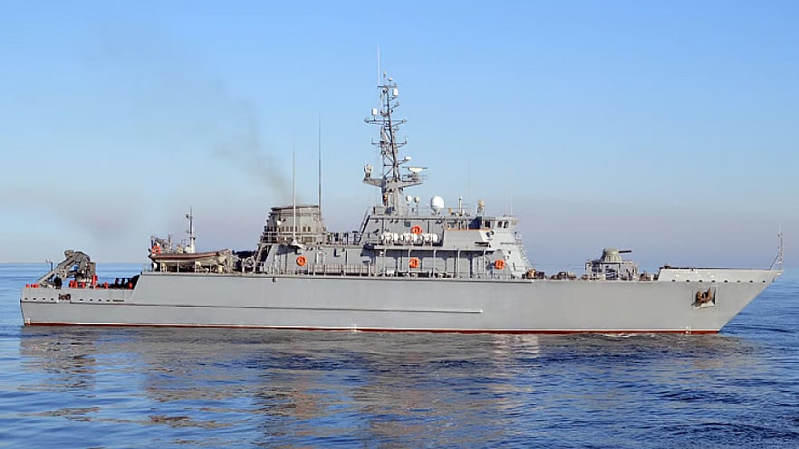 Russian Navy's tenth Alexandrit-class minesweeper floated out