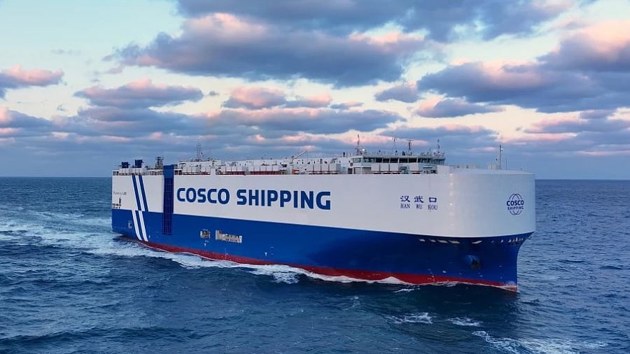 COSCO Shipping welcomes 8,600CEU car carrier to fleet