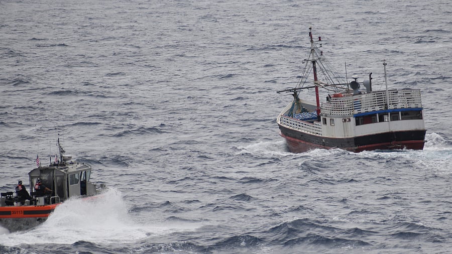 US Coast Guard cutter scores $74m drug bust in Atlantic Ocean
