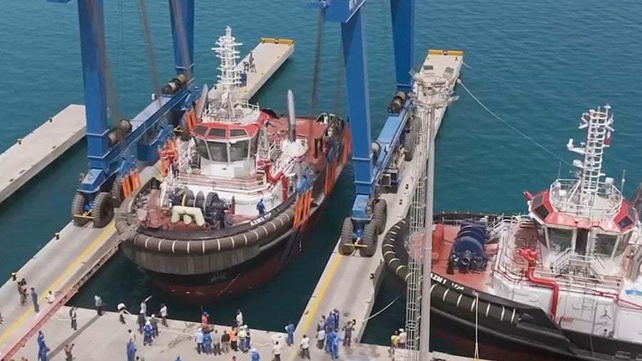 New Egyptian shipyard JV launches first two tugs in ten-vessel order ...