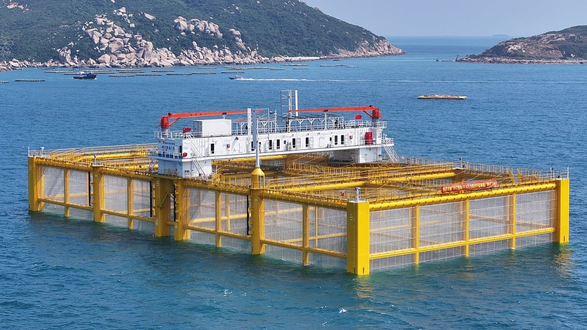 Lingding Muchang No 1 – Chinese offshore aquaculture structure fitted ...