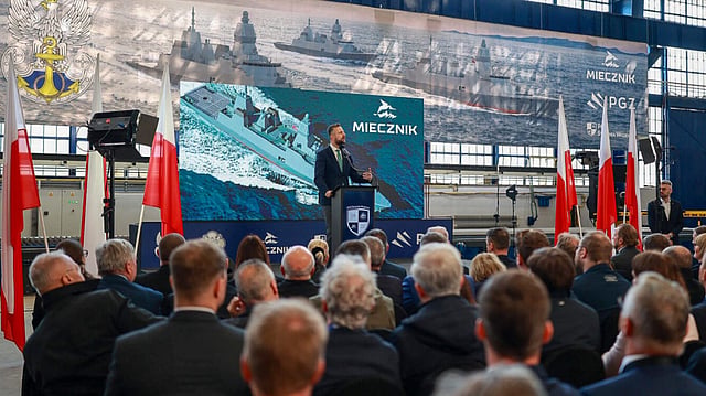 First steel cut for second Miecznik-class frigate for Polish Navy