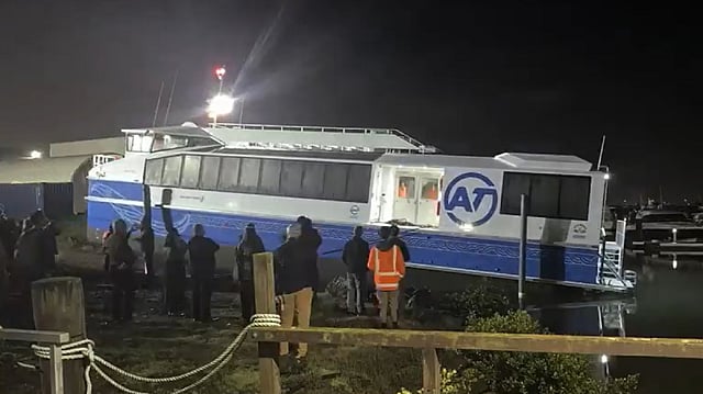 New Zealand builder launches future electric ferry for Auckland Transport